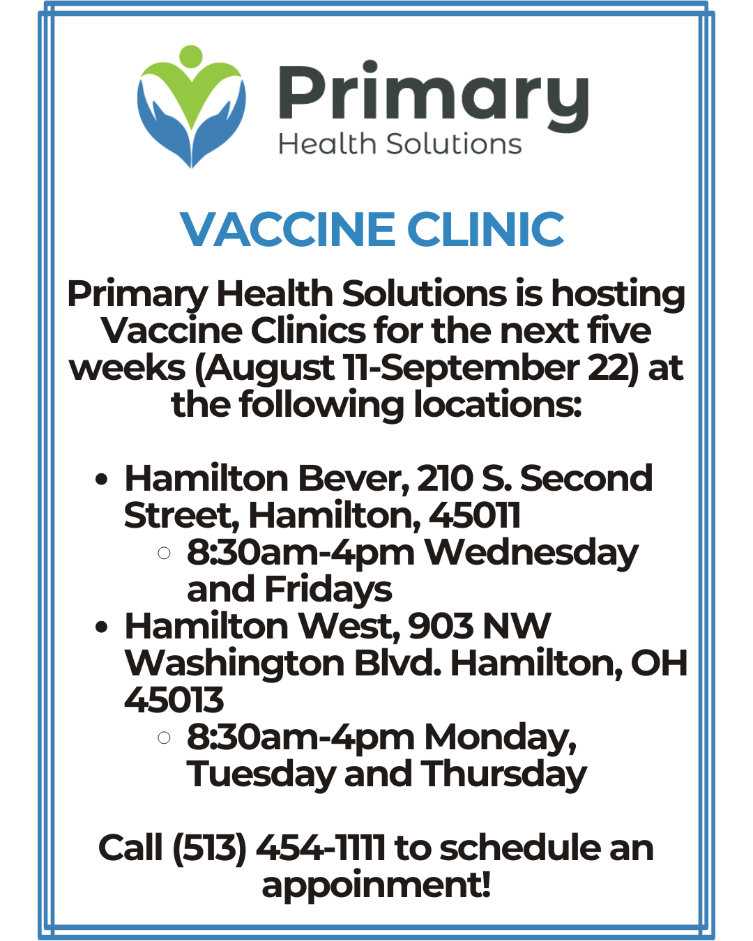 Hamilton West - Primary Health Solutions